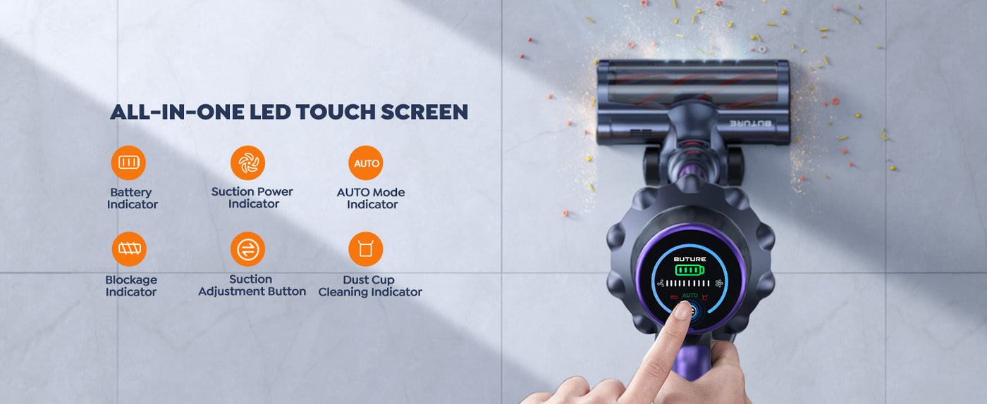 Buture VC70 Rechargeable Cordless Vacuum Cleaner