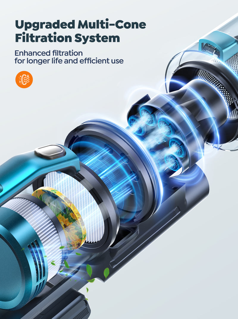 Buture VC60 Cordless Vacuum Cleaner | 38Kpa Suction | Buture