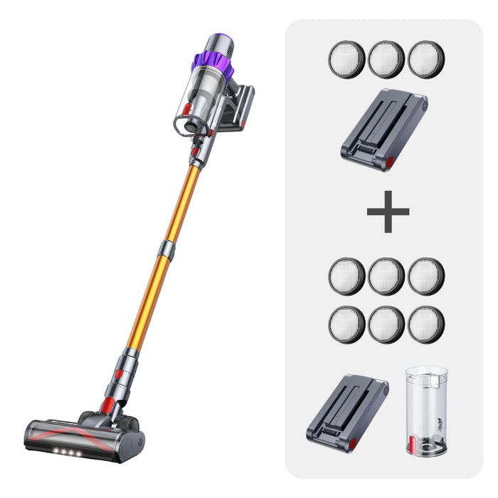 VC80 Cordless Vacuum Cleaner Bundle with 2 Batteries and 9 HEPA Filters