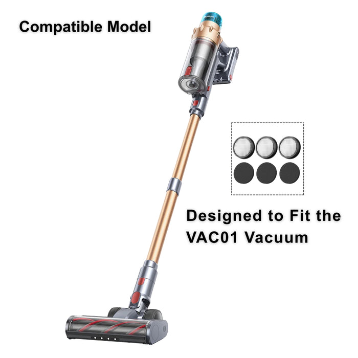 Compact Hepa Filter Vacuum Cleaner - VAC01 Cordless Vacuum Cleaner